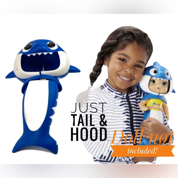 Hasbro | Toys | Baby Shark Alive Tail Hood Doll Waterplay Doll Not ...